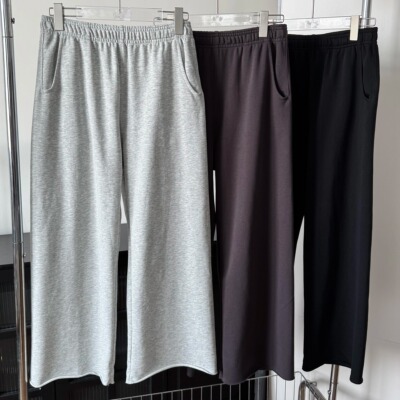 【柳条儿】柳大专属毛边小破裤 女裤运动直筒休闲裤夏季