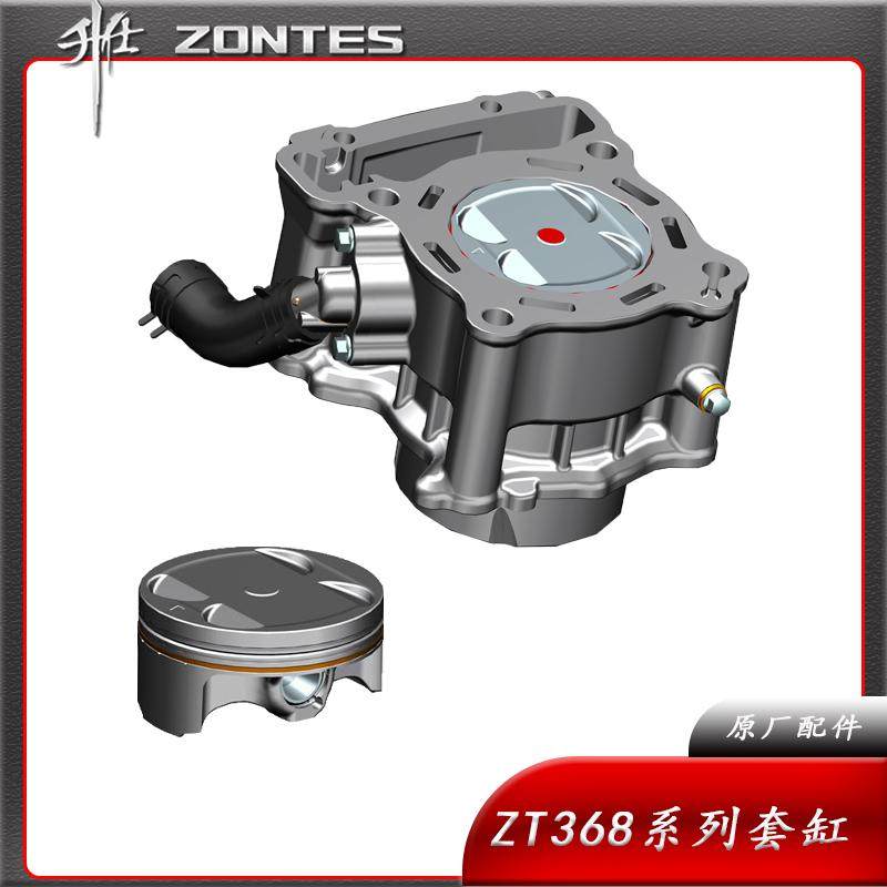 升仕ZT368G/D/E/M/K踏板摩托车原厂配件汽缸体套缸活塞环中修垫_虎窝淘