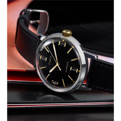 Timex天美时男表机械表40mm日本自动机芯Marlin系列手表TW2W33900