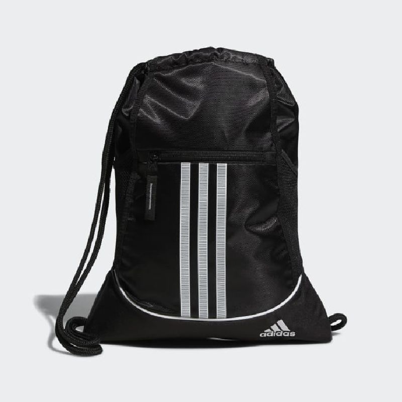 Adidas阿迪达斯双肩包束口袋口袋包男女包抽拉绳休闲健身包运动包
