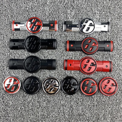 适用丰田86车标GT86改装金属贴车身装饰贴叶子板侧标车尾黑武士标