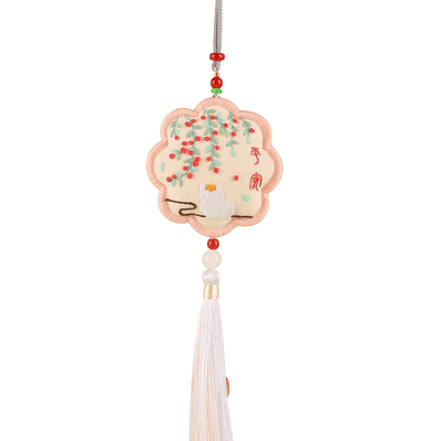 平安符刺绣手工diy材料初学者