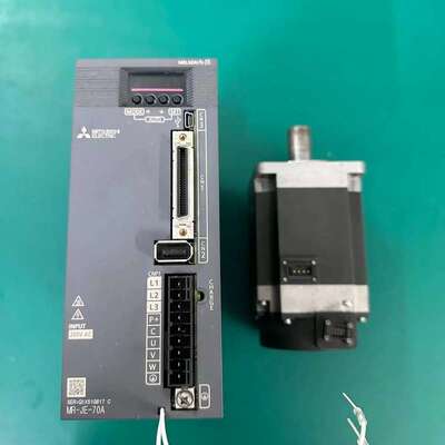 议价750W伺服套装驱动器MR-JE-70A电机HF-KN7