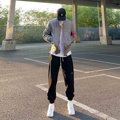 双面穿宽松飞行夹克棒球服