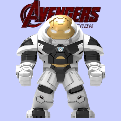 超级英雄复仇者联盟1822钢铁侠MK39反浩克第三方拼装积木人仔玩具