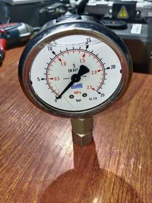 德国杜尔DURR压力表EN837-1量程025bar.