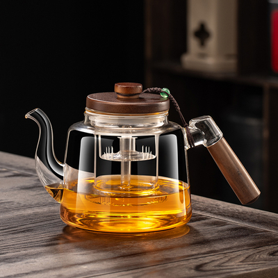 全玻璃煮茶壶加厚耐高温煮茶器