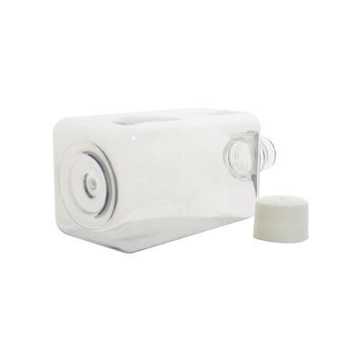 甄选LABSELECT 500ml方形培养基瓶 塑料方瓶 试剂瓶PET材质 26171