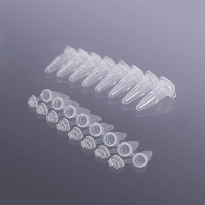 甄选LABSELECT 0.2mL连盖平盖八排管 PP聚丙烯 PST-0208-AFT-C