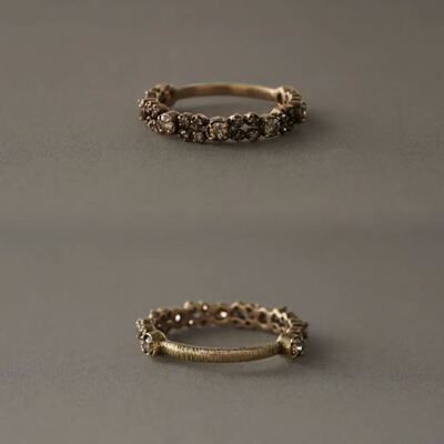 包税包邮日本代购noguchi26春夏新款设计师细戒臂叠戴钻石戒指