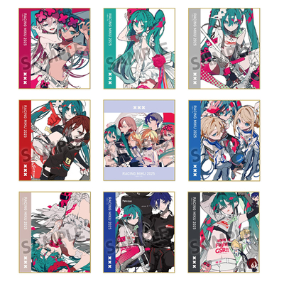 预定 初音未来 HOBBY STOCK 赛车音 miku 望月 色纸卡片谷子周边