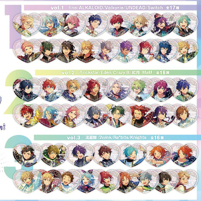 现货 amie 偶像梦幻祭 心形透明卡片收藏 豪华版 Vol.1日谷子周边