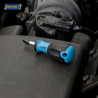 HAZET德国进口短柄螺丝刀十字一字萝卜头起子改锥超短螺丝批