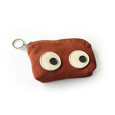 硬币包头层牛皮零钱包原创手工