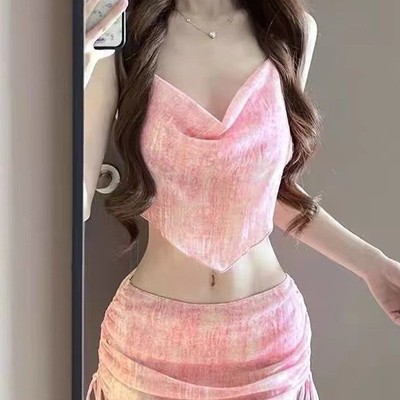 新款泳衣性感清新荷叶比基尼三件套显瘦度假沙滩泡温泉波力思2572