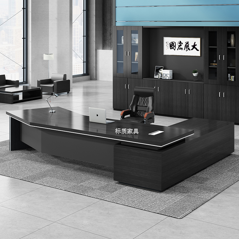 老板办公桌老板桌办公室总裁桌简约现代组合经理桌时尚大气大班台_虎窝淘