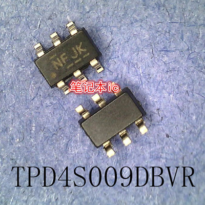 TPD4S009DBVR    TPD4S009   丝印:NF JK   NFJK    SOT23-6封装