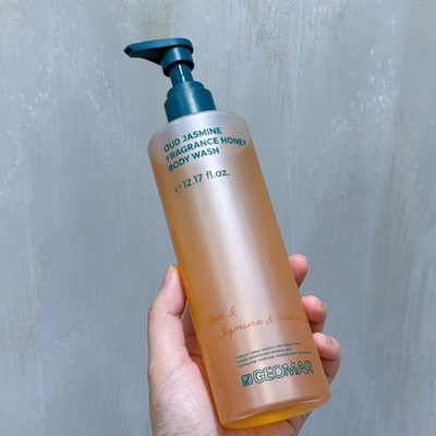 Geomar吉儿玛晚安沐浴蜜乌木茉莉香蜂蜜保湿润肤沐浴露.360ml