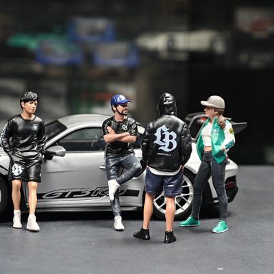 AD1/18 LB NATION libertywalk树脂人偶汽车模型场景摆件