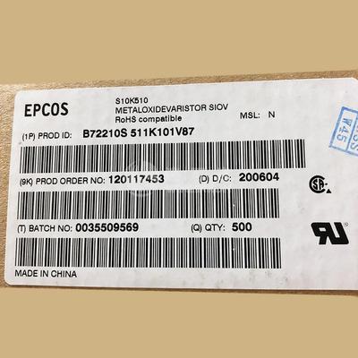 B72210S0511K101 TDK 电阻 现货供应