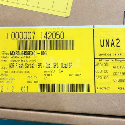 MX25L6456EXCI-10G MACRONIX 存储器 现货供应