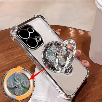 带支架适用小米PIOCO X8pro手机壳F8 Ultra F8pro M8 M8PRO透明防摔软壳poco x8pro m8pro f8ultra可磁吸男女