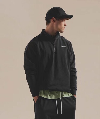 运动1/4半拉链立领卫衣GYMSHARK