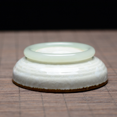 天然和田冰晴水玉镯青海料冰底浅绿色细圆条手镯 A货少女款玉手饰