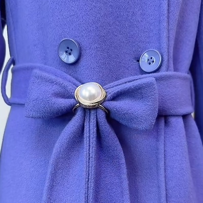 呢大衣羊绒大衣风衣多功能腰带丝巾扣高端方巾衬衫飘带蝴蝶结打结