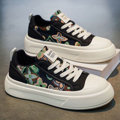 鞋子男鞋2026新款春季潮流运动板鞋百搭青少年爆款厚底休闲小白鞋