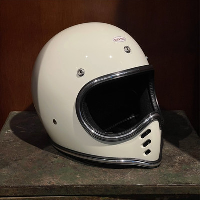 bornfree复古头盔日式小盔体