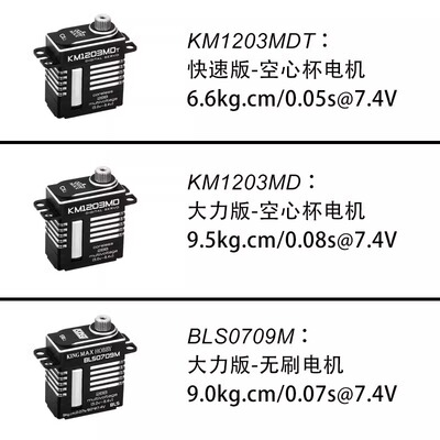KingmaxKM1203MD0709M舵机