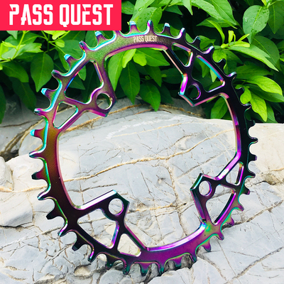 PASS QUEST山地车单速正负齿盘片96BCD m4000 4050 m612 M672牙盘