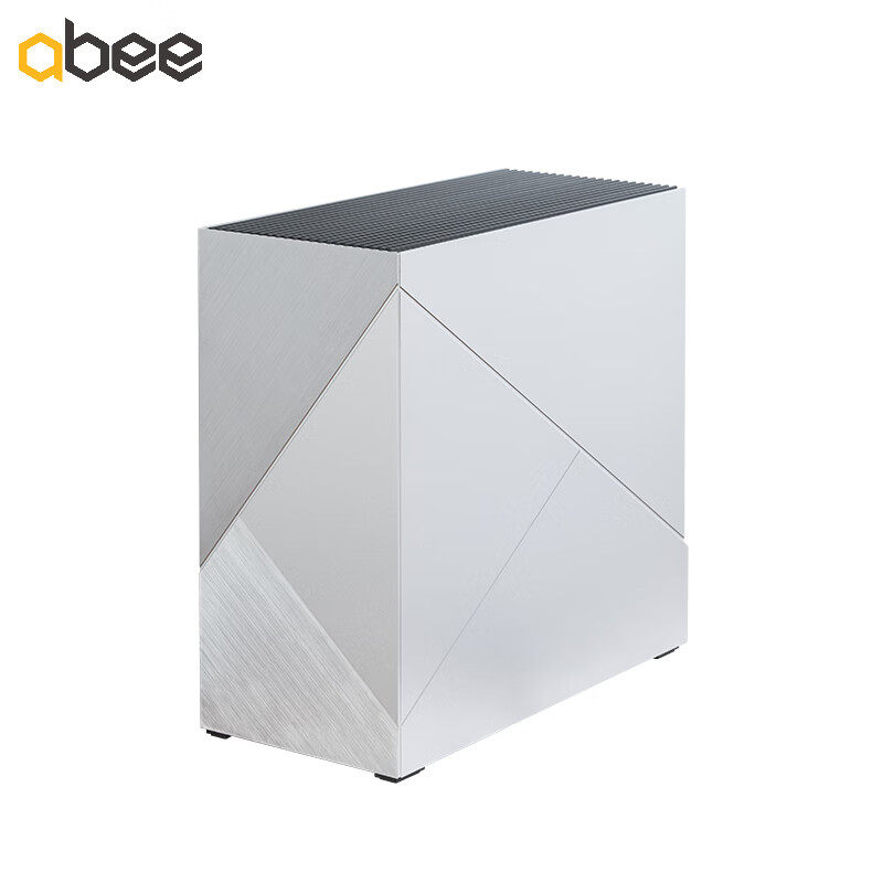 ABEE M19 AS Enclosure银/蓝色M-ATX全铝机箱240水冷 CNC工艺19L_虎窝淘