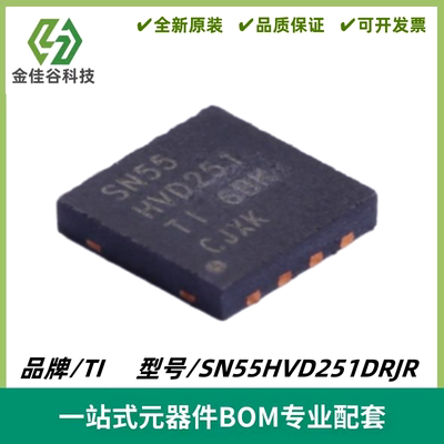 SN55HVD251DRJR 丝印SN55HVD251 CAN收发器IC 封装SON-8 质量保证