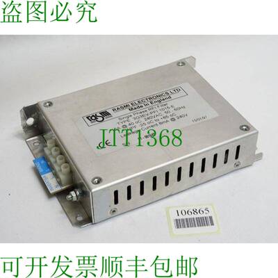 原装供应RASMI 电子单相 RFI 滤波器 3G3EV-PFI 1015-E
