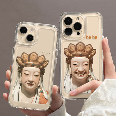 Apple适用苹果131415菩萨手机壳