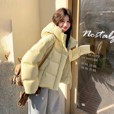 现货主推爆款90白鸭绒加厚泡芙羽绒服外套165#P295-K468