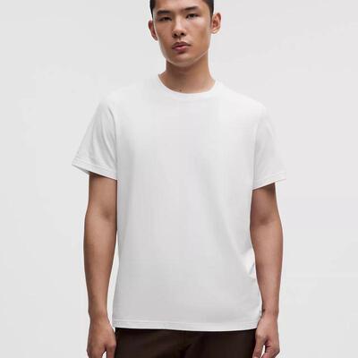 海外代购lululemon/露露乐蒙女士运动T恤棉混纺圆领日常休闲