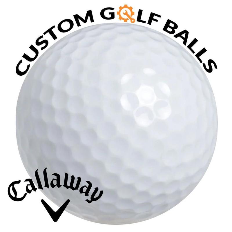 海外代购Callaway/卡拉威高尔夫球个性化专属标识白色定制款