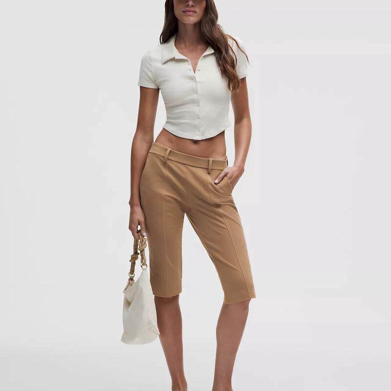 海外代购lululemon/露露乐蒙女士瑜伽长裤透气速干低腰七分瑜伽