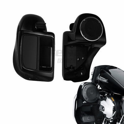 摩托哈雷大滑翔改装护腿包工具箱