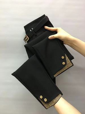 自然腰休闲百搭九分裤