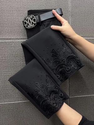 韩版显瘦直筒裤九分裤直筒裤