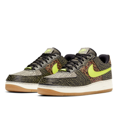 耐克Khaki24  Air Force 1 AF1 动物园可拆卸棕绿空军 DM5329-200