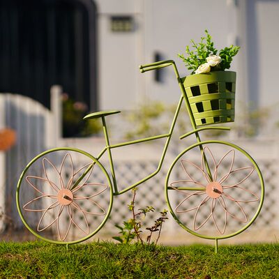 清仓铁艺自行车庭院摆件