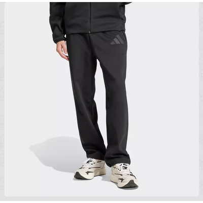 adidas男针织长裤中腰运动休闲裤