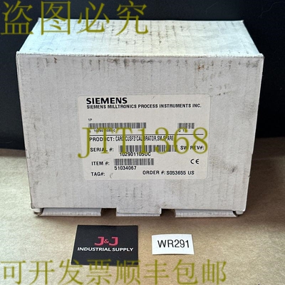 原装供应Milltronics CUSF3 调节卡适用于 Campusscale 3 调节器