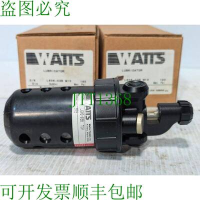 原装供应Watts Fluidair L606-03B M10 润滑气动器,3/8 -