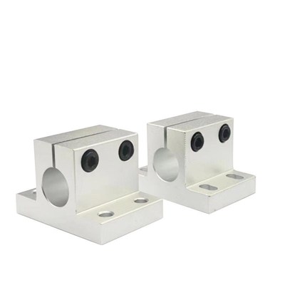 铝合金底座支座光轴支撑座RCJ07 CLTAM导向轴支座侧面安装型CLTBM